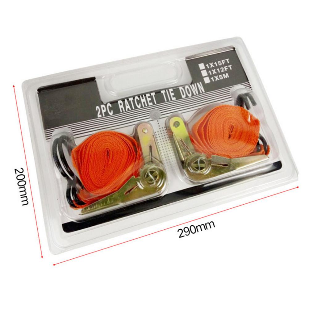 Heavy Duty Ratchet Tie-Down Band Met Dubbele J Hak... – Grandado