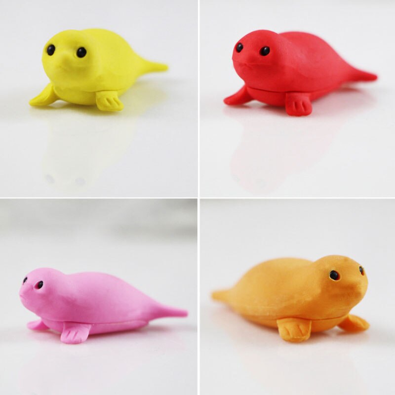 1X Cartoon assemble eraser mini fish modelling era... – Grandado
