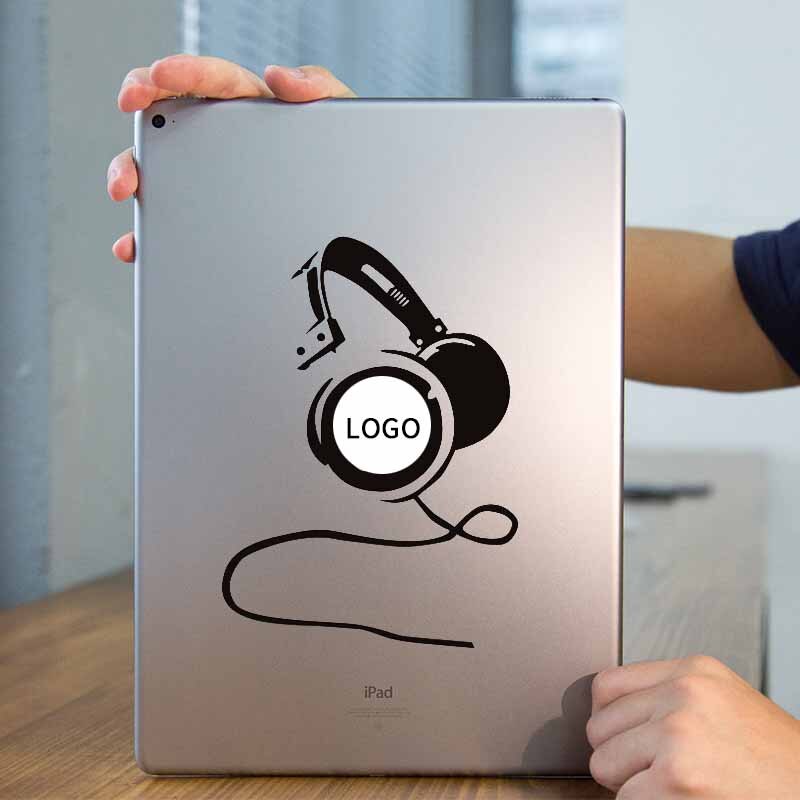 Dj headset oortelefoon laptop sticker voor apple i... – Vicedeal