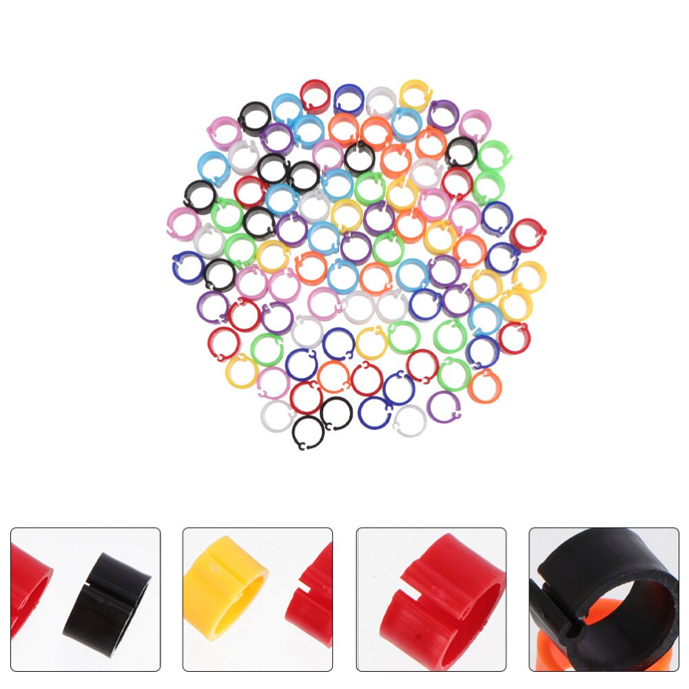300pcs Pigeon Foot Ring Bands Chick Bird Clip on L... – Vicedeal
