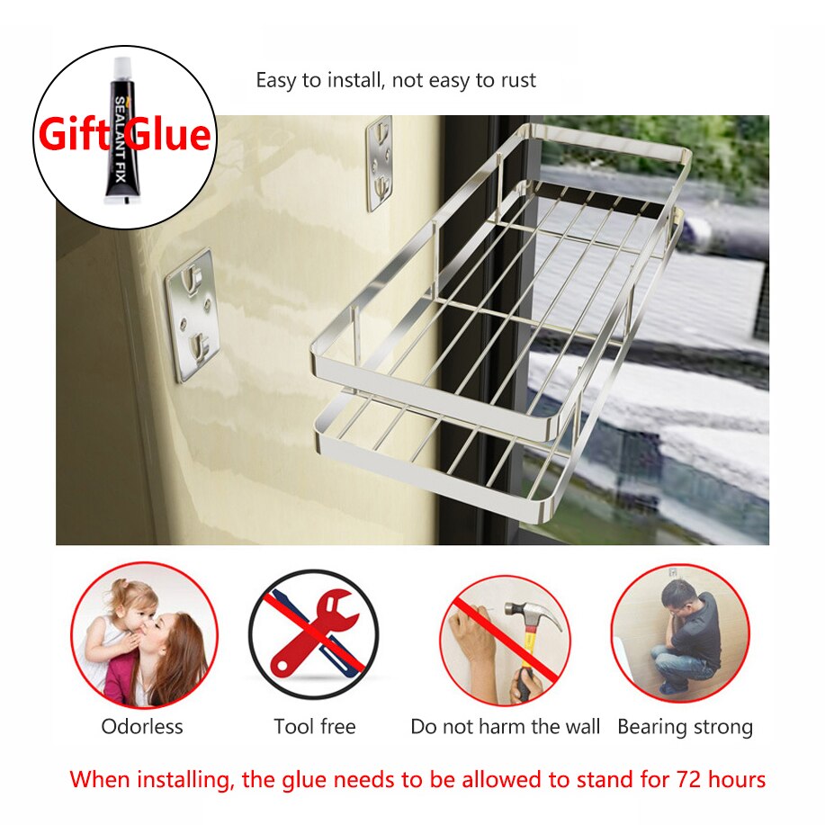 Wall Shelf Kitchen Organizer Storage Shelf Spice R... – Grandado