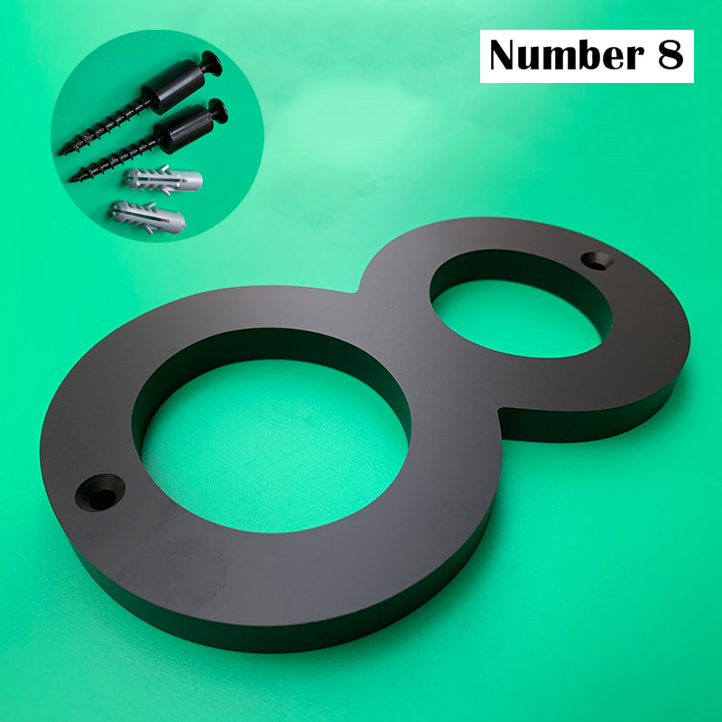 152mm Floating House Numbers Outdoor Street Addres... – Grandado