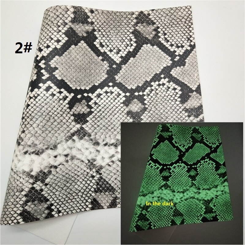 1PC 21X29CM Glow in the Dark Faux Leather Fabric, ... – Grandado