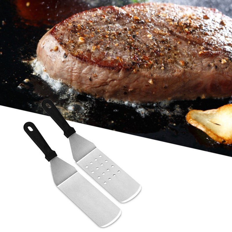 7pcs Stainless Steel Frying Spatulas Grill Tool Se... – Vicedeal