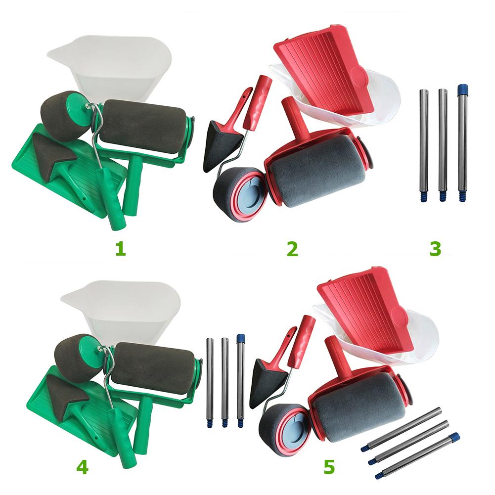 3/5pcs Paint Runner Roller Brush Handle Tool Flock... – Grandado