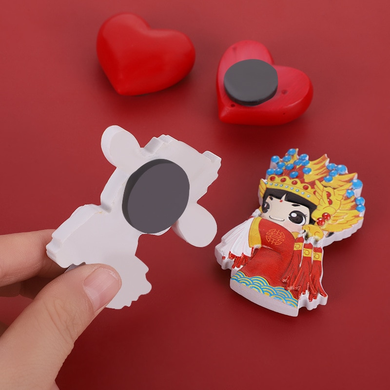 Chinese Style Cute Fridge Magnet Decor The Bride a... – Vicedeal