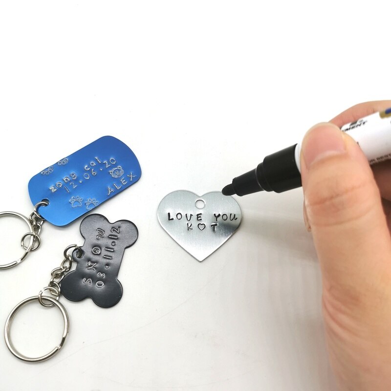 Metalen Stempel Emaille Marker Inkt Makring Pen Vo... – Vicedeal