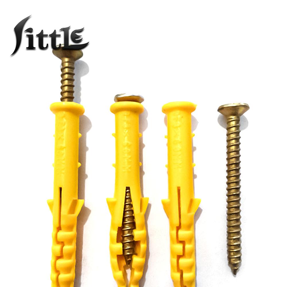 20/30/50/100/200 Pcs M6 M8 M10 Ribbed Plastic Anch... – Grandado