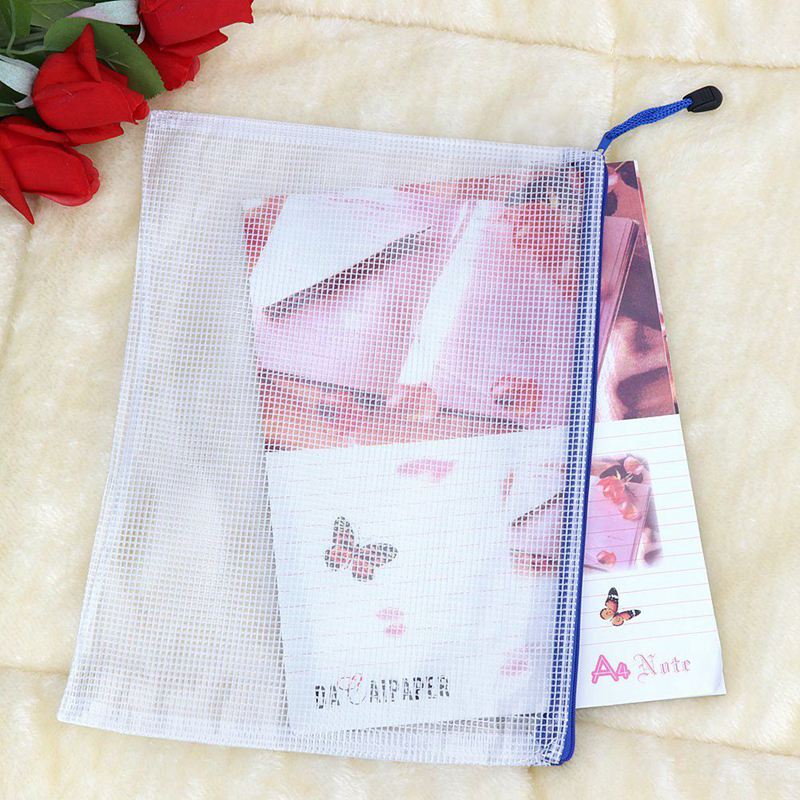 A4 Plastic File Document Folders Bags with Zipper – Grandado