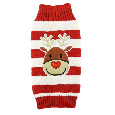 DOGGYZSTYLE Kerst Hond Rode Trui Kleding Rendier C... – Vicedeal