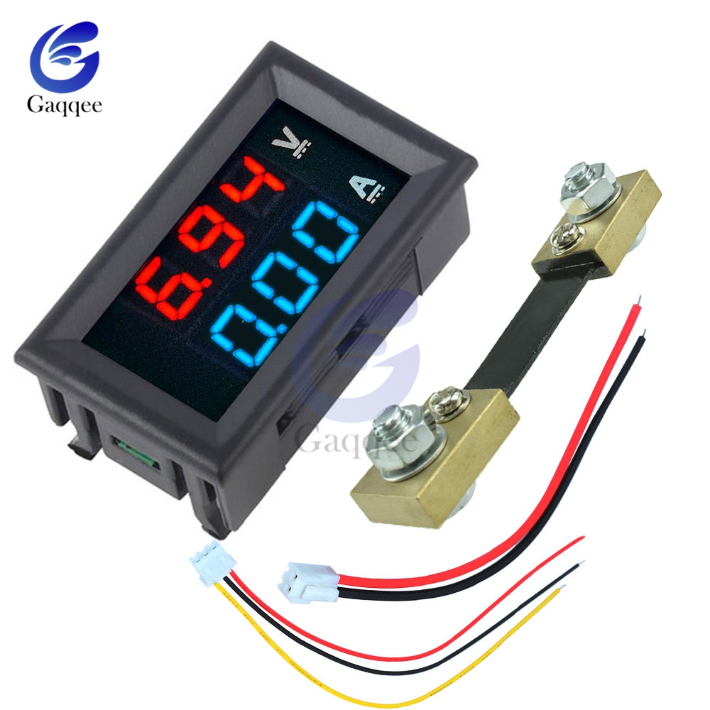 DC 100V 100A Mini Digital Voltmeter Ammeter With S... – Grandado