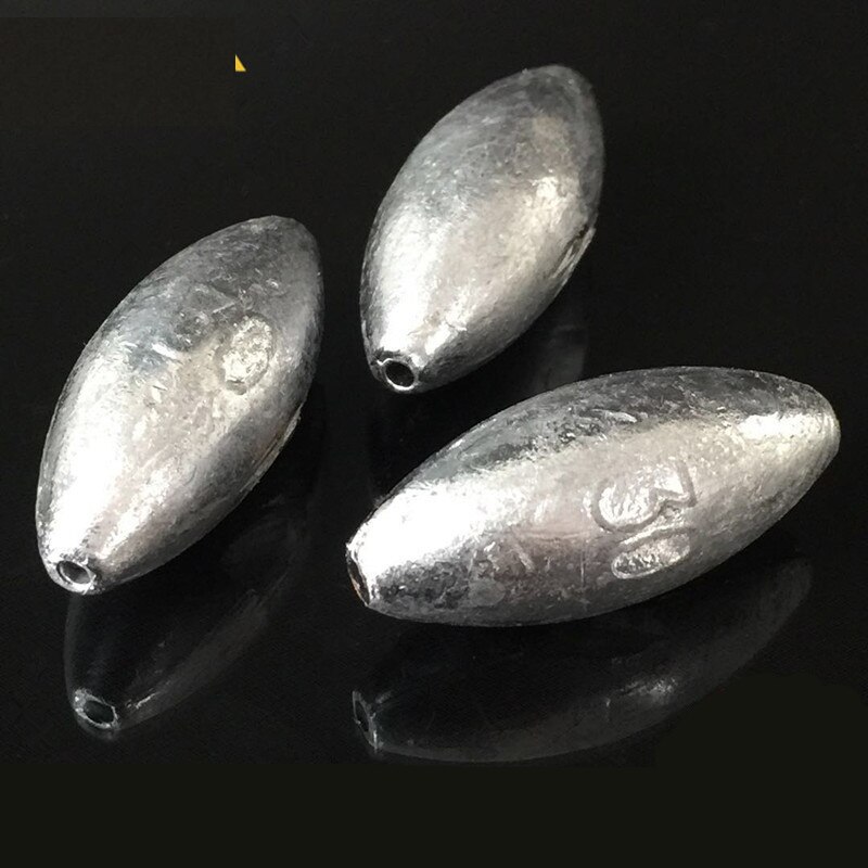 1pack 1g-100g Olive Shape Lead Sinker Fishing Rig ... – Grandado