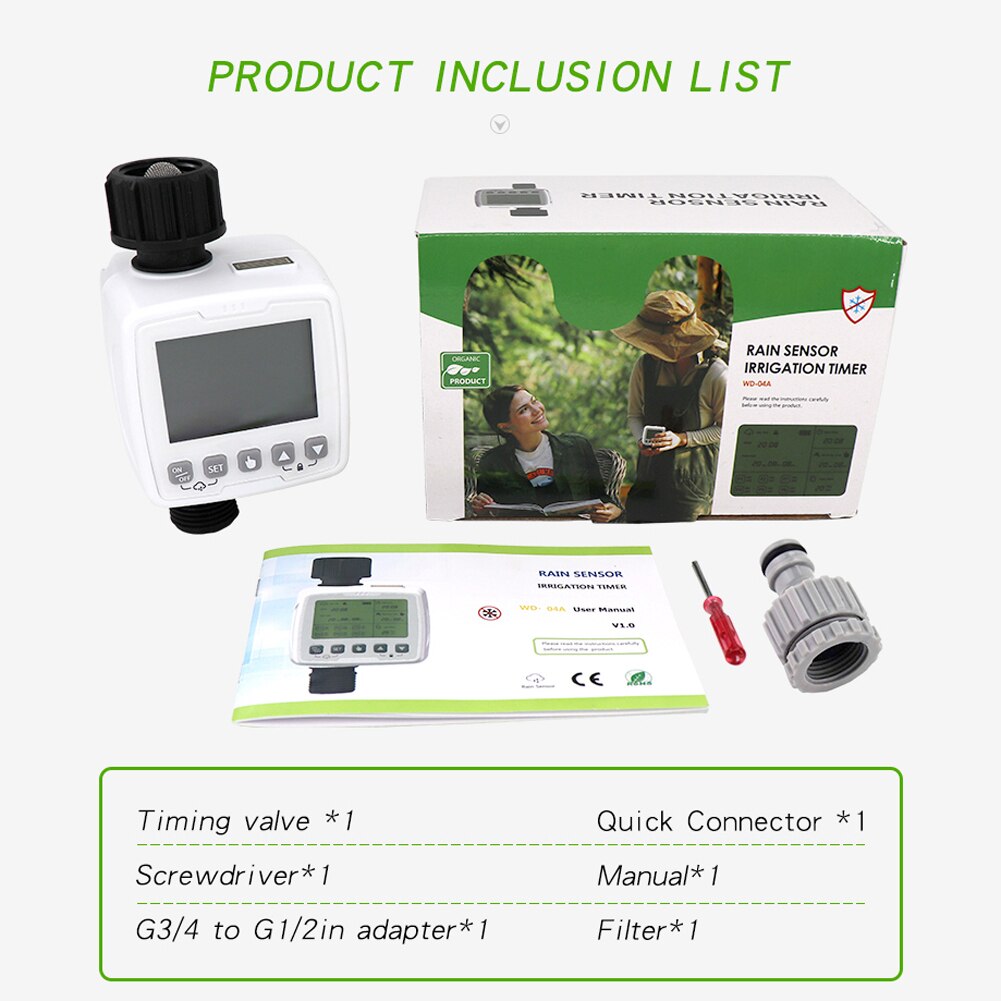 Intelligent Auto Irrigation Timer IPX5 Waterproof ... – Vicedeal