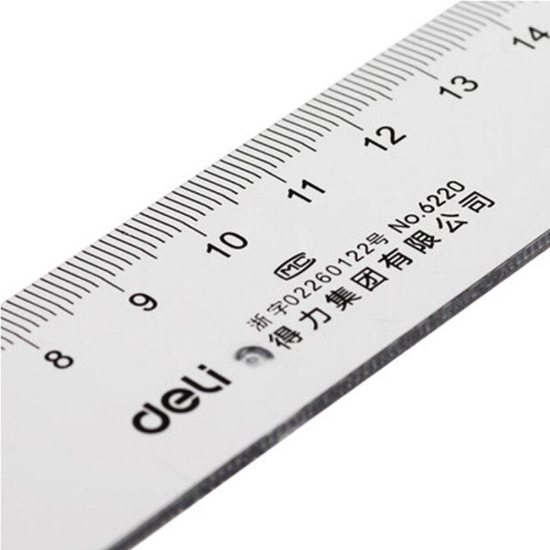 Deli 6220 Stationery Ruler 20 Cm Plastic Ruler / 2... – Grandado