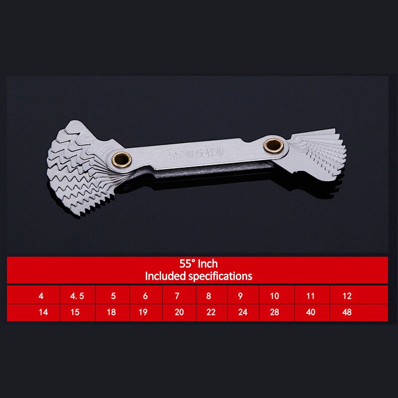 55/60 Degree Measuring Gauge Double-head Metric Th... – Vicedeal