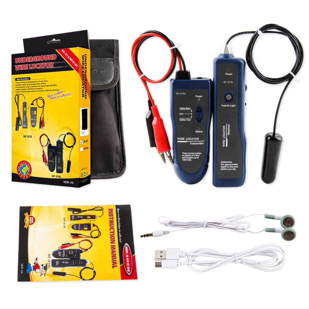 NOYAFA Underground Wire Locator NF-816L Cable Dete... – Vicedeal