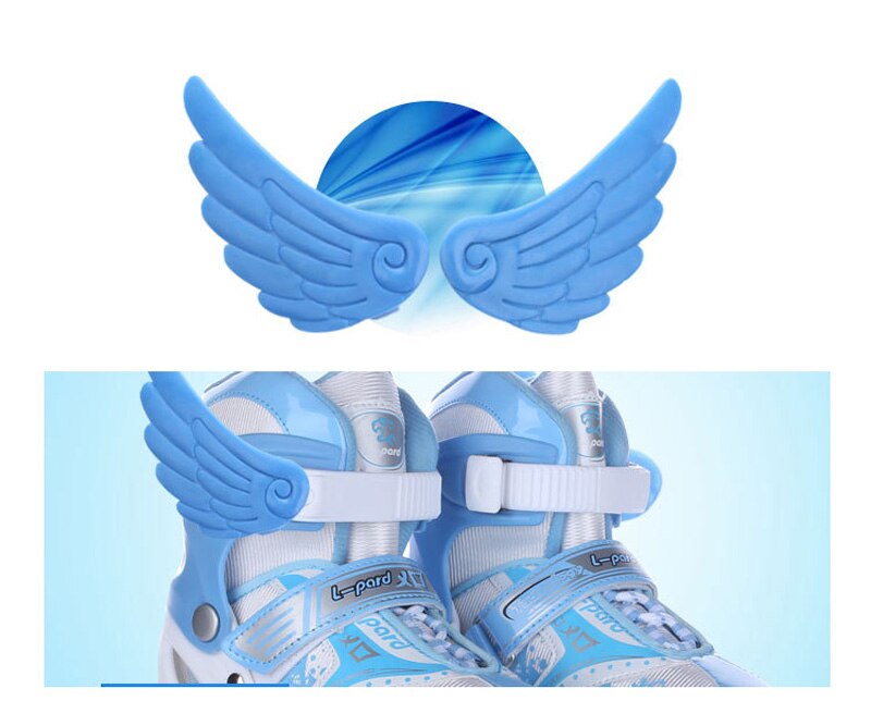 1 Pair Roller Skate Shoes Wings Ornament Decoratio... – Grandado
