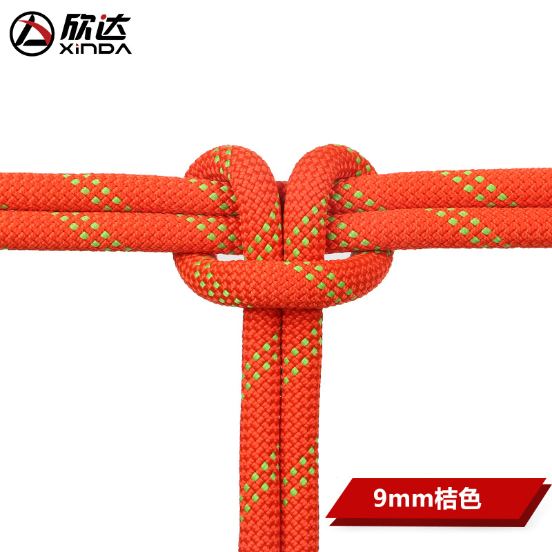 Camping Rock Climbing Rope 9mm Static Rope 21kN Hi... – Grandado