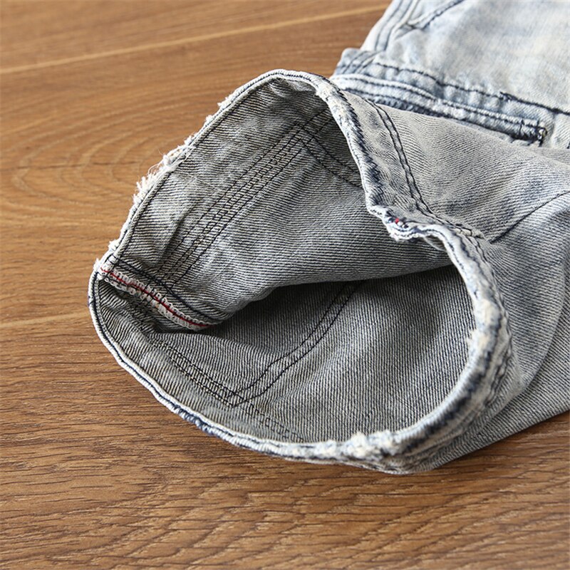 Japanese Harajuku Vintage Ripped Multi Pockets Den... – Grandado