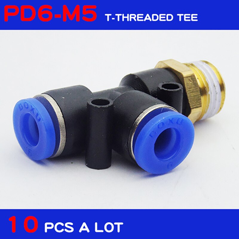 10 Stuks Veel PD6-M5, pneumatische Connector M5 Dr... – Vicedeal