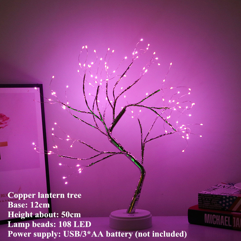 36 108 Leds Nachtlampje Bonsai Boom Licht Usb Kope Grandado
