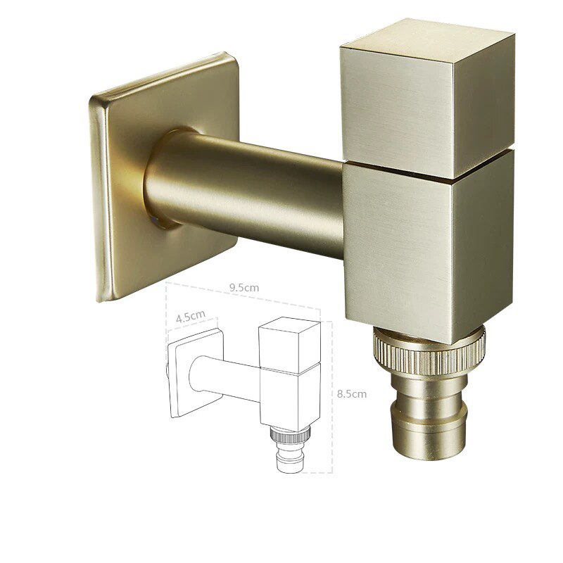 Gold brush Copper Cold& Triangle Valve Sealing ... – Vicedeal