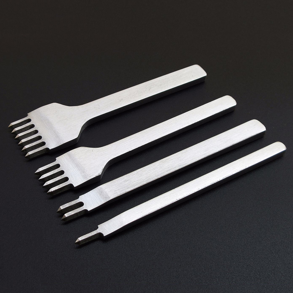 1sets Metal Leather Chisel Hole Punch Stitching To... – Grandado