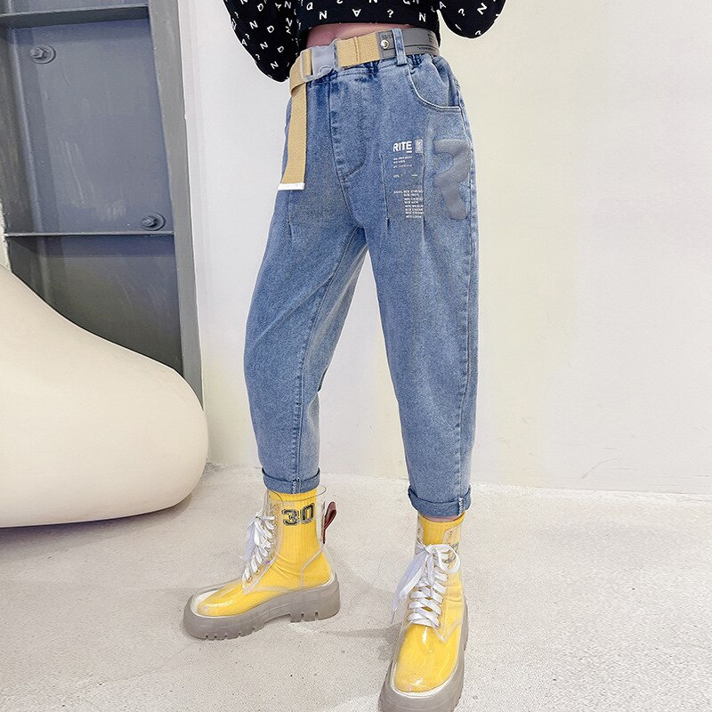 Girls Jeans Kids Clothes Skinny Jeans Classic Pant... – Grandado