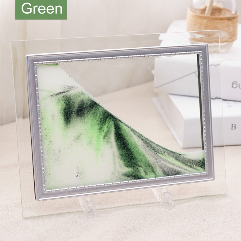 Liquid Sand Frame Landscape Picture Moving Glass F... – Grandado