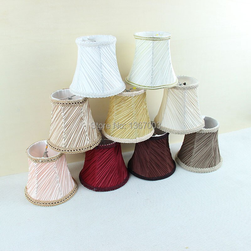 Mini Lamp Shade Pleated Lace Lampshade Fabric Lamp... – Vicedeal
