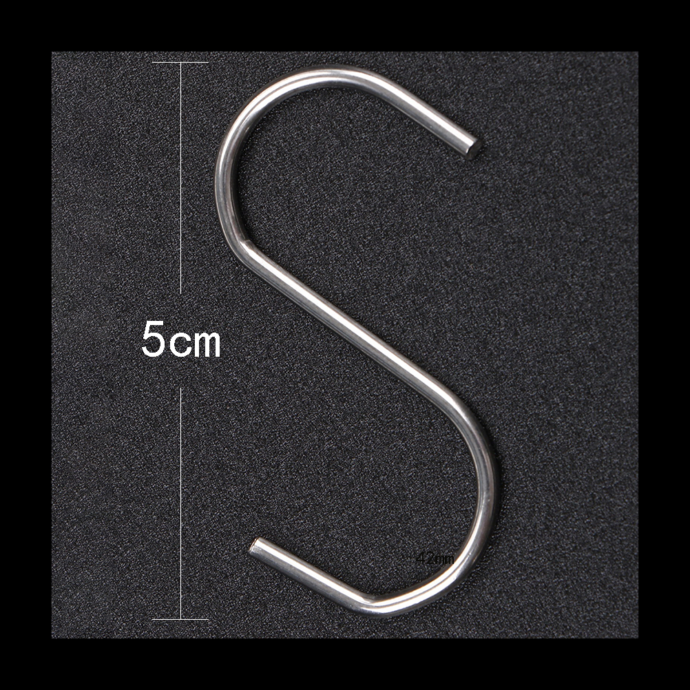 10 stk badeværelse kroge runde s formet rustfri st... – Grandado