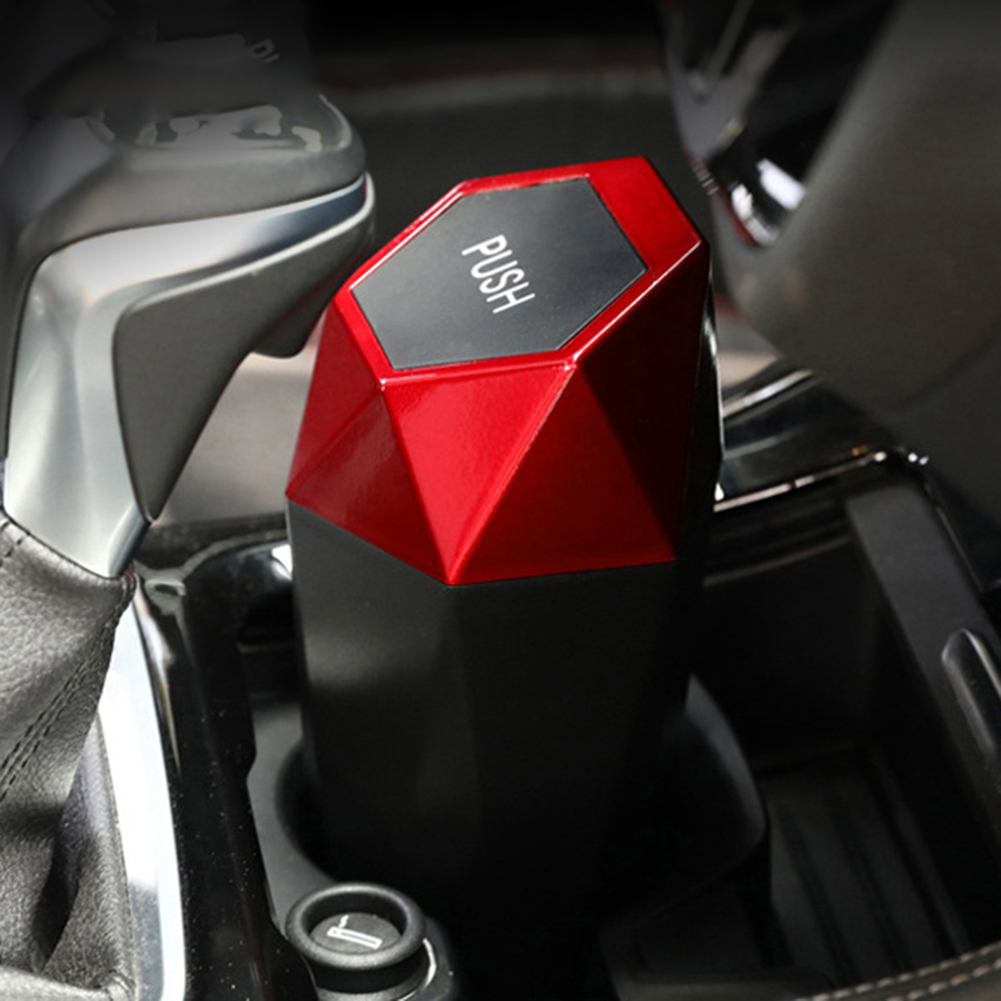 Car Mini Trash Can Portable Car Dustbin With Lid L... – Vicedeal