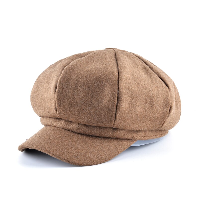 Men autumn octagonal cap women casual newsboy hats... – Grandado