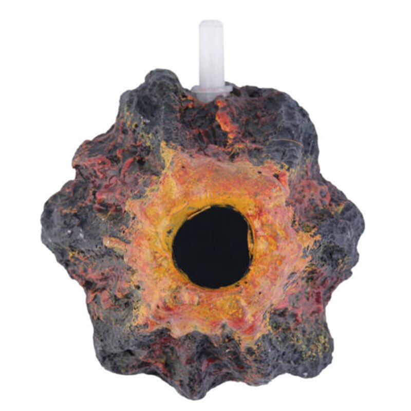 Aquarium Volcano Shape & Air Bubble Stone Oxygen P... – Grandado