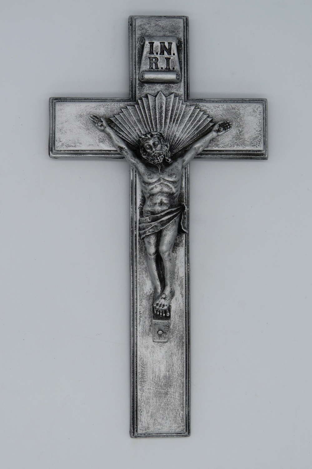 Catholic Resin Jesus Christ on INRI Cross Wall Cru... – Grandado