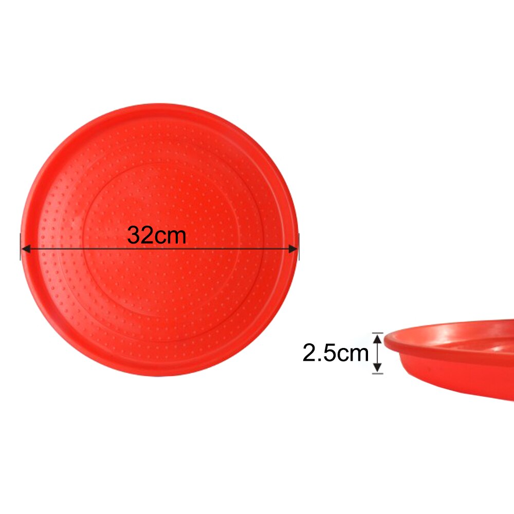 1PC Poultry Chicken Fodder Tray Red Plastic Chicks... – Grandado