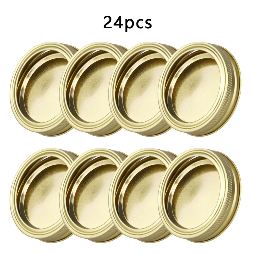 24Pcs 86mm Split-Type Wide Mouth Sealing Jars Lids... – Vicedeal