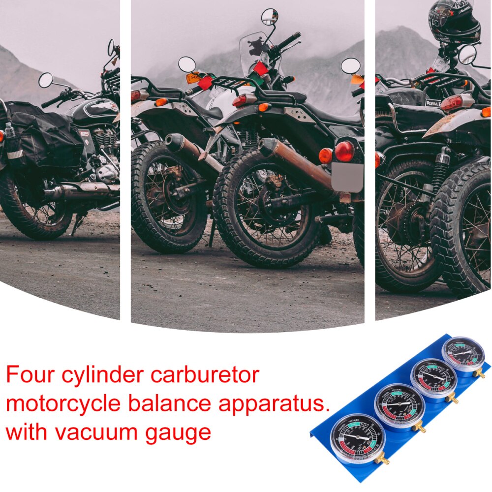 4 Cilinder Motorfiets Carburateur Vacuüm Gauge Bal... – Vicedeal