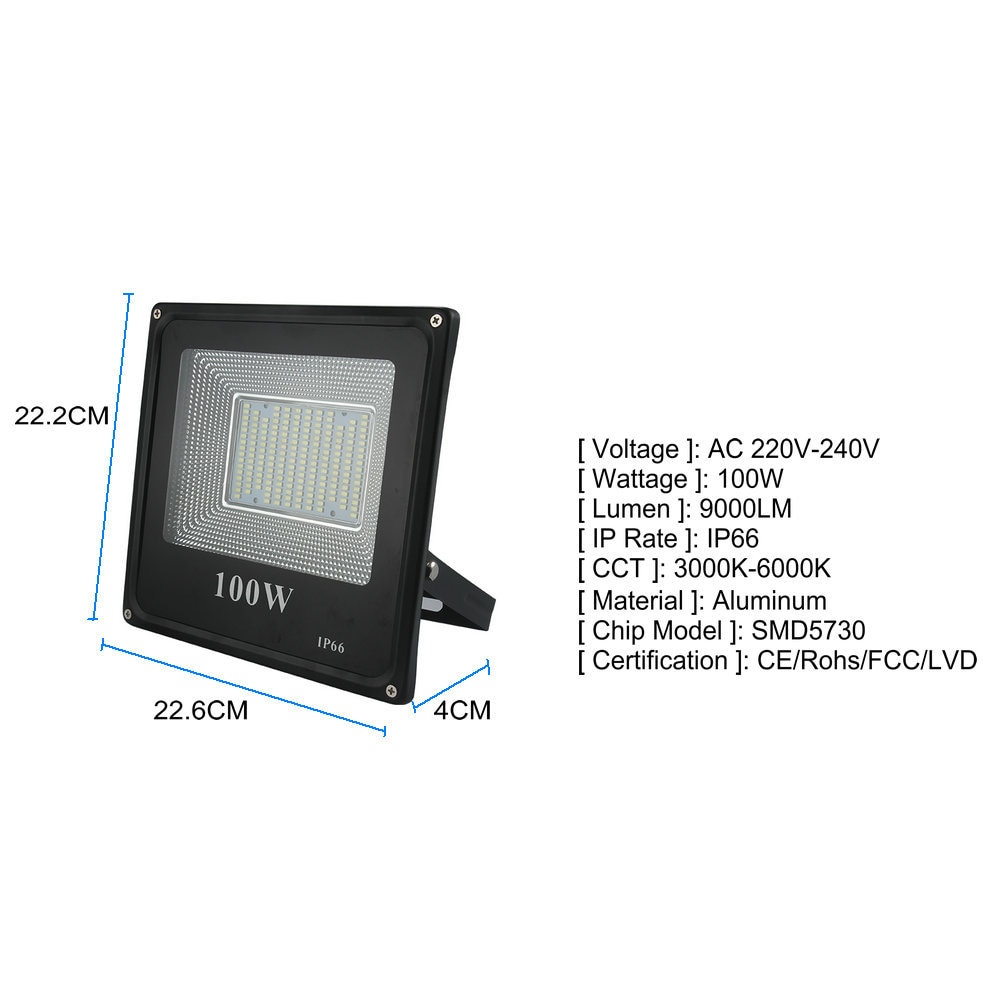 BUYBAY 50w 100w LED Flood light 220V 240V 30w 200w... – Vicedeal