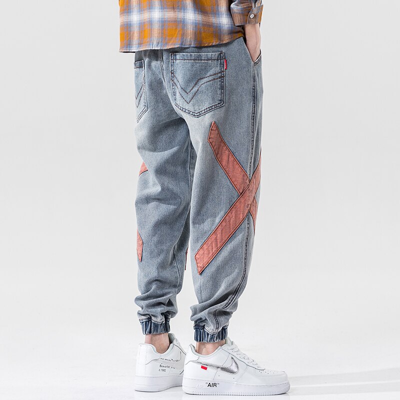 Red Criss Cross Printed Jeans for Men Fit Classic ... – Grandado