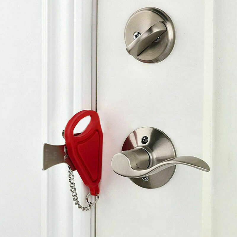 Portable Safety Door Locks Hotel Door Blocker Anti... – Grandado