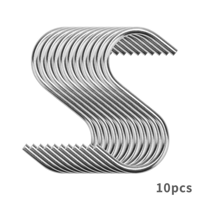 10Pcs S Vormige Haken Metalen S Vormige Haak Rvs S... – Grandado