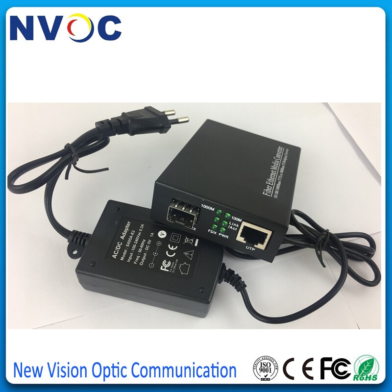 SFP Fiber to RJ45 Converter Gigabit SFP GPON/OLT M... – Grandado