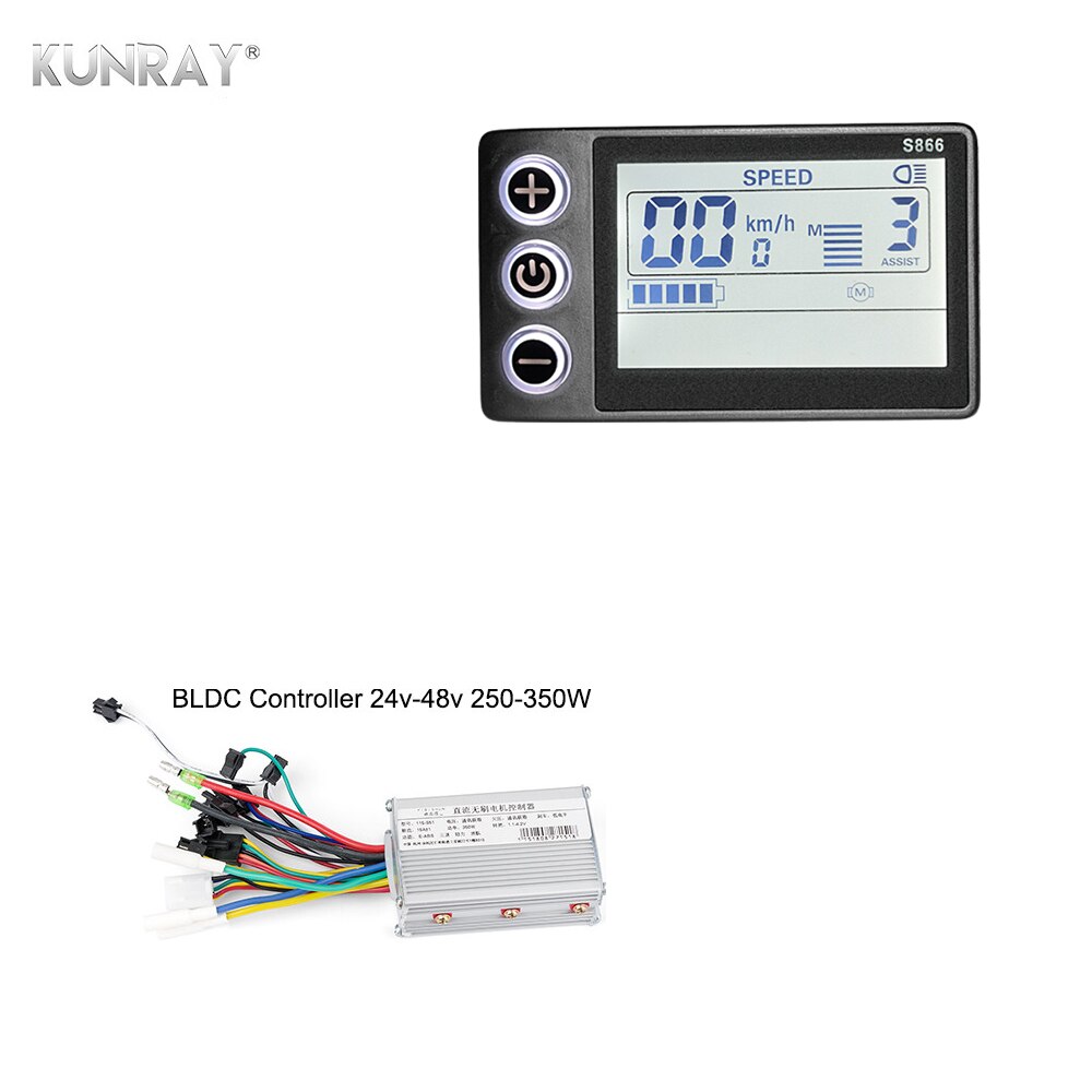 Kunray Ebike Controller 48V Lcd E Bike Display 24V... – Grandado