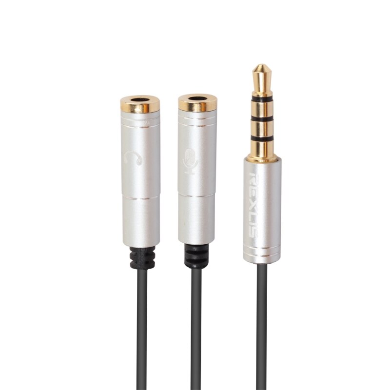 3.5mm Audio Y Splitter Cable 2 Female to 1 Male Ca... – Grandado