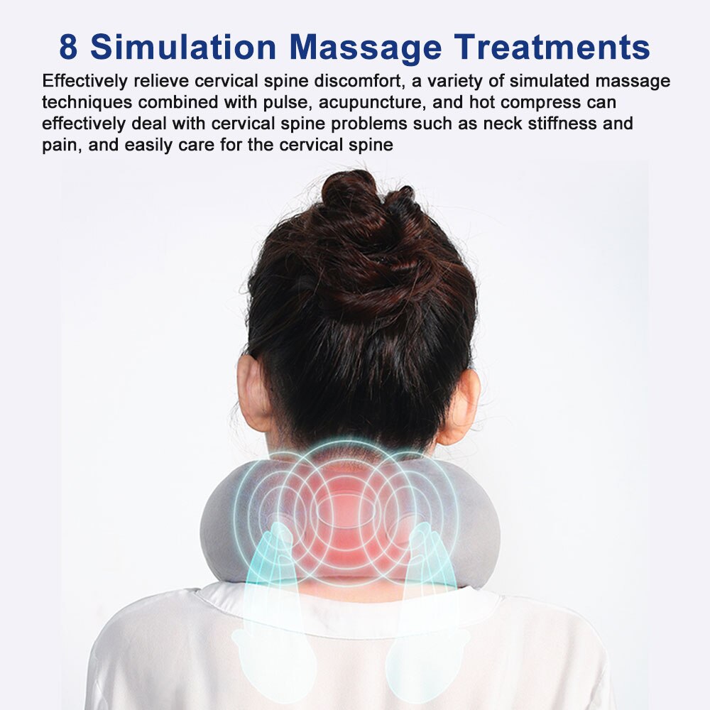 Nek Massager Met Warmte Rug En Schouder Massager E... – Vicedeal