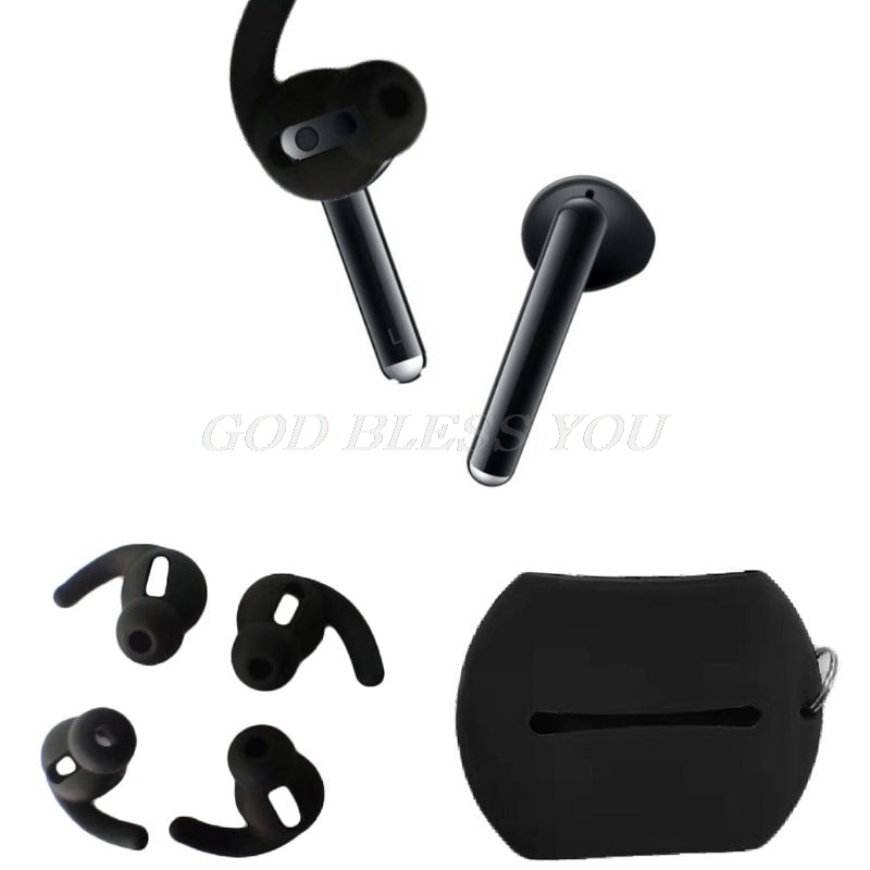 1 Set Anti-slip Earbuds Pads Silicone Case In-Ear ... – Vicedeal