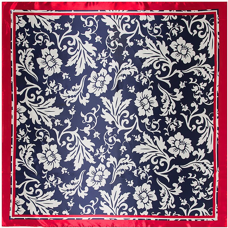 Silk Scarves Head Handkerchief Shawl Wraps 90-90CM... – Vicedeal