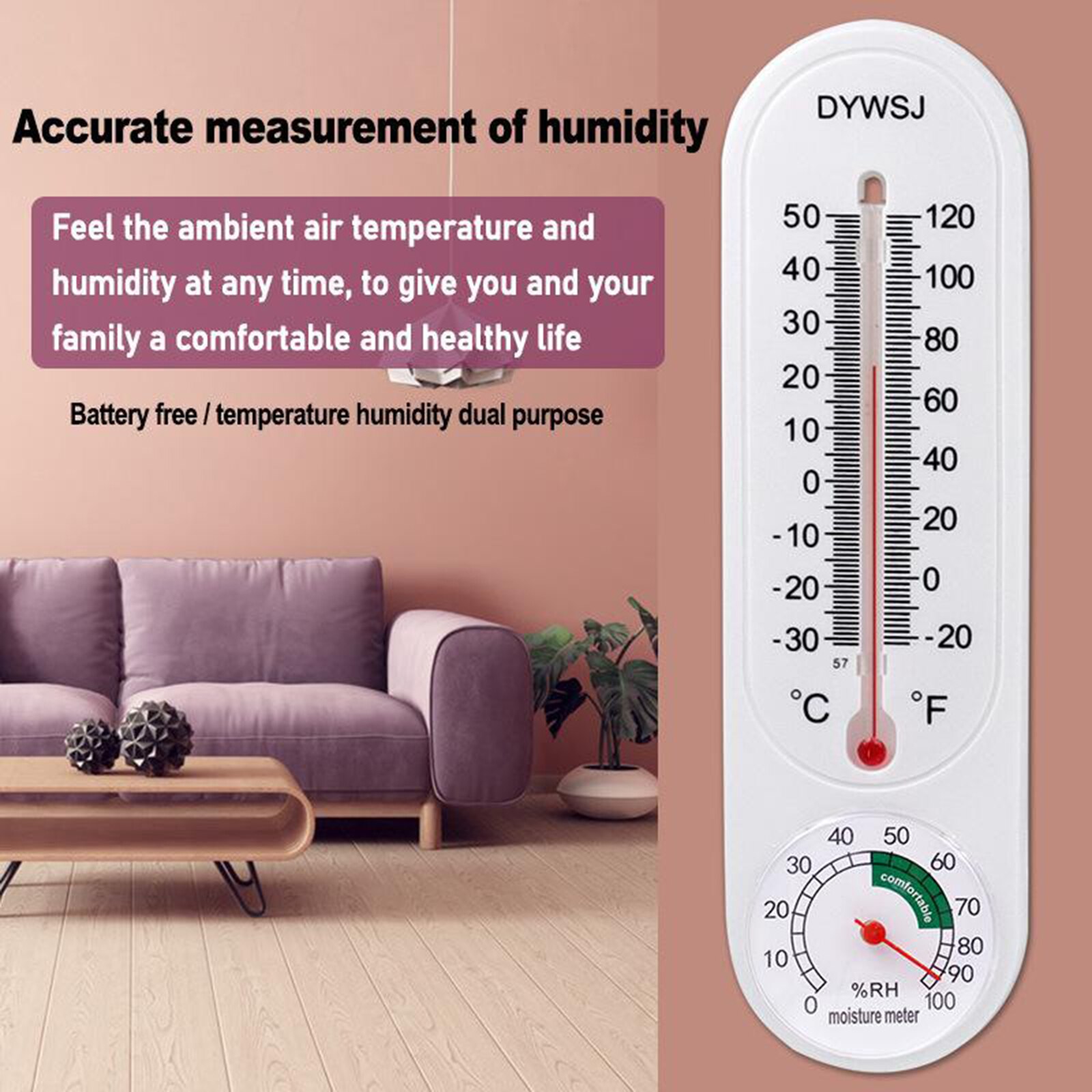 Thermometer Indoor with Humidity Temperature Monit... – Grandado