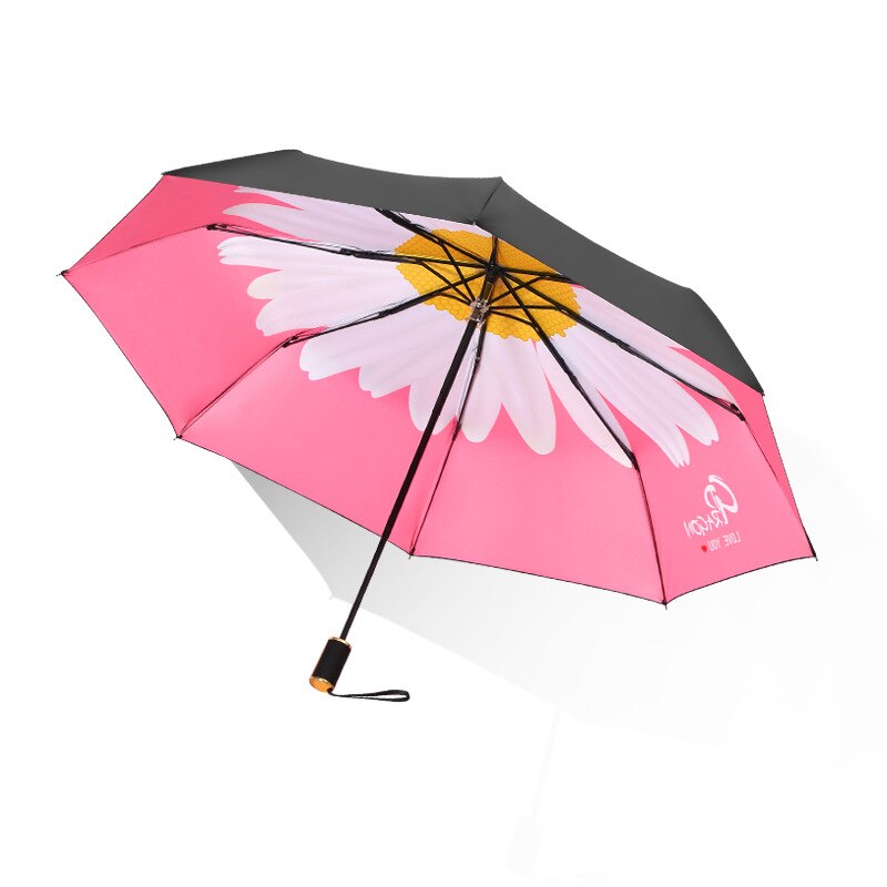 Little Daisy women Sunny and rainy Umbrella Three ... – Vicedeal